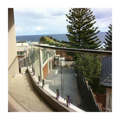 China Indonesia 42 inch spigot glass railing outdoor balcony spigot railing for sale