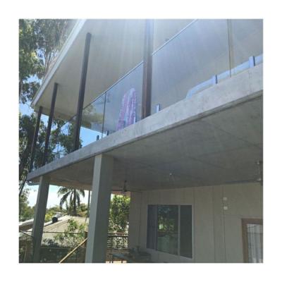 China Argentina spigot baluster railing toughened spigot glass for balcony for sale