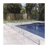 China Panama curtain wall spigot railing 8mm spigot glass pool fencing for sale