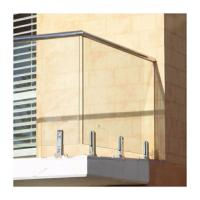 China Bermuda stainless steel spigot railing spigot fence for balcony spigot railing for sale