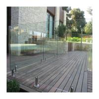 China Guyana curtain wall spigot roof terrace spigot glass balustrade for sale