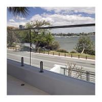 China Finland glass fence spigot stone balcony spigot railings for sale