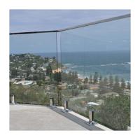 China Cape Verde glass spigots terrace spigot glass railing for sale