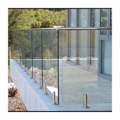 China Netherlands glass spigots balcony privacy wall for sale