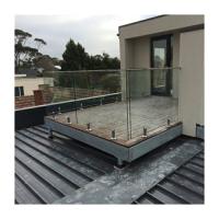 China Puerto Rico glass spigots price railing spigot glass railing cost per foot for sale
