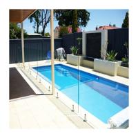 China France glass with spigot railing swimming pool fence glass for sale
