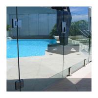 China Ethiopia glass balustrade spigots railing framed spigot glass pool fencing for sale