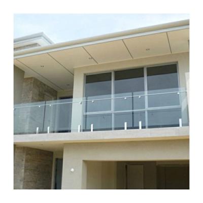 China Hot sale glass spigot railing timber balcony spigot balustrade for sale
