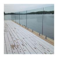 China Factory direct sales glass balustrade spigot spacing railing vinyl privacy deck spigot railing for sale