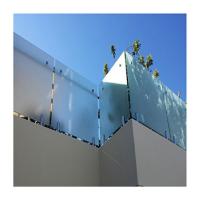 China Zambia glass balustrade spigot fittings roof safety rail systems for sale