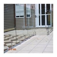 China Niue glass balustrade spigot spacing terrace design with spigot baluster for sale