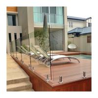 China Niue glass balustrade spigot spacing terrace design with spigot baluster for sale