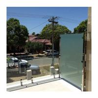 China Fashionable frameless glass spigots railing privacy for balcony spigot railings for sale