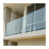 China Signature dish glass spigots for sale railing frameless spigot glass balcony railing for sale