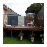 China The republic of Congo glass spigots china railing deck spigot railing slats for sale