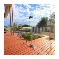 China Solomon Islands spigots glass fencing privacy spigot glass deck railing for sale
