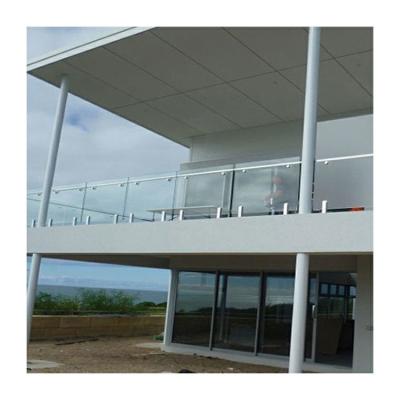 China Maldives stainless steel glass spigots vinyl balcony spigot railing for sale
