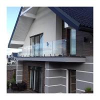 China Maldives stainless steel glass spigots vinyl balcony spigot railing for sale