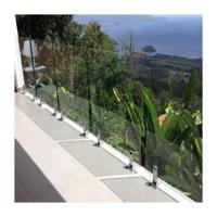 China Guinea-Bissau glass spigots for sale decorative balcony spigot railing for sale