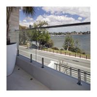 China Guinea-Bissau glass spigots for sale decorative balcony spigot railing for sale