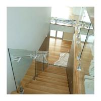 China Swaziland black glass spigots exterior stair spigot handrails for sale