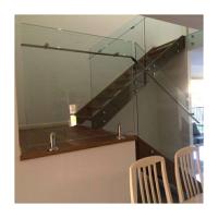 China Swaziland black glass spigots exterior stair spigot handrails for sale