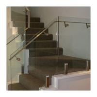 China Swaziland black glass spigots exterior stair spigot handrails for sale