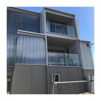 China French Polynesia stainless steel spigot tempered spigot glass balcony railing for sale