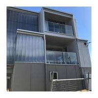 China Mauritius glass spigot tempered spigot glass balcony railing for sale