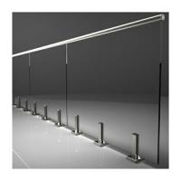 China Mauritius spigots glass balustrade metal terrace spigot railings for sale