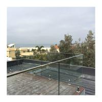 China Seychelles stainless steel glass spigots roof spigot guardrail system for sale