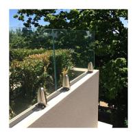 China Seychelles stainless steel glass spigots roof spigot guardrail system for sale