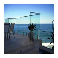 China Ecuador glass spigots price metal staircase for terrace for sale
