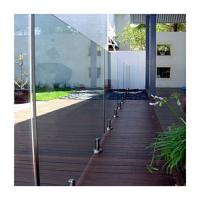 China Ecuador glass spigots price metal staircase for terrace for sale