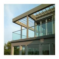 China Ecuador glass spigots price metal staircase for terrace for sale
