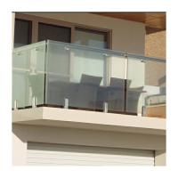 China Ecuador glass spigots price metal staircase for terrace for sale