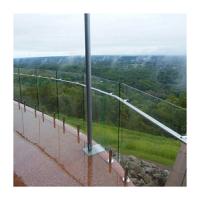 China Nicaragua spigots balustrade railing spigot glass balcony fence for sale
