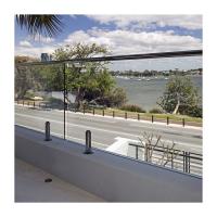China Nicaragua spigots balustrade railing spigot glass balcony fence for sale