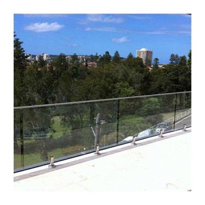 China Iceland frameless glass balustrade spigots railing williamArchi deck spigot railing for sale