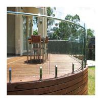 China Zambia glass balustrade spigot fittings railing deck spigot railing boards for sale