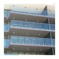 China Glass balcony systems balcony glass balustrade stainless spigot railing for sale
