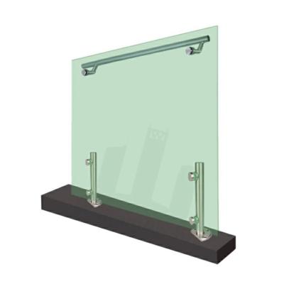 China Garden glass post stainless steel balustrade spigot for glass railing for sale