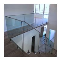 China Balustrade price per metre frameless glass balustrade australian standards glass panel spigots railing for sale