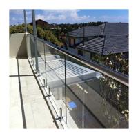 China Balustrade price per metre frameless glass balustrade australian standards glass panel spigots railing for sale