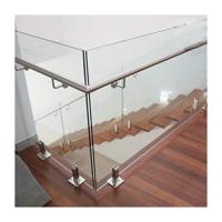 China Balustrade cost per metre glass stair balustrade black pool fence spigots for sale