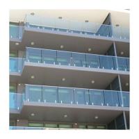 China Glass channel system stair banister glass balustrade spigot fittings railing for sale