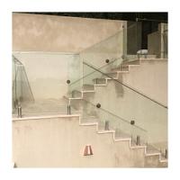 China Stainless steel handrails aluminium balustrade price per metre spigots for glass fencing for sale