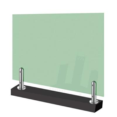 China Glass balustrade uk stainless steel glass balustrade spigot mirror railing for sale