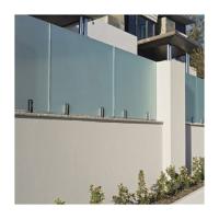 China Glass balustrade uk stainless steel glass balustrade spigot mirror railing for sale