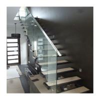 China Glass banisters for stairs price balustrade fittings glass fencing spigots for sale